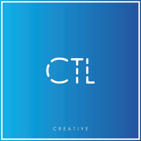 Premium Vector Ctl Premium Vector Latter Logo Design Creative Logo