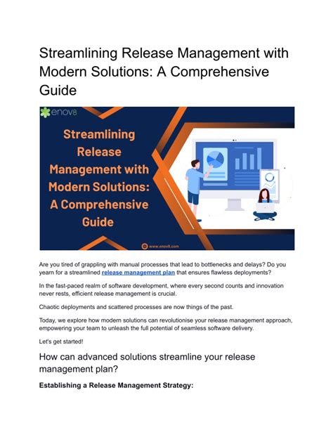 Ppt Streamlining Release Management With Modern Solutions A Comprehensive Guide Powerpoint