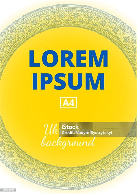 우크라이나어 파란색과 노란색 현대 커버입니다 포스터 카탈로그 잡지 보고서 제목 세트 벡터 A4는 우크라이나 색상의 디자인을