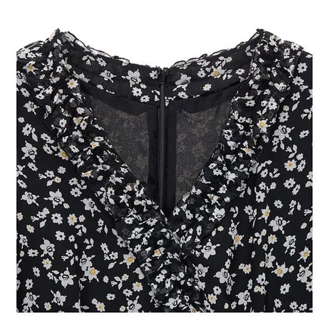 플라워 프릴 원피스 S I Village