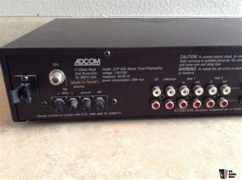 Adcom Gtp 450 Preamp Tuner Photo 1507190 Us Audio Mart Adcom Gtp 450 Preamp Tuner Photo 1507190 Us Audio Mart