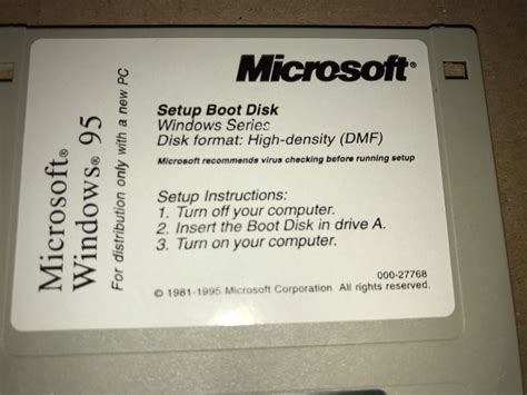 Windows 95 Disks Vintage Computer Catawiki