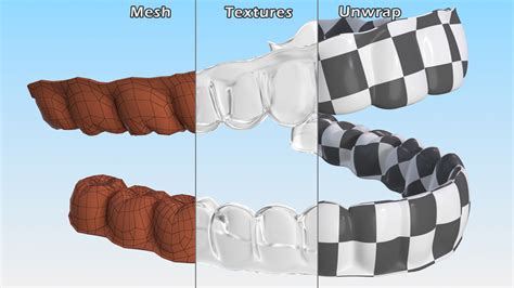 Teeth Replacement Retainer 3d Model 34 3ds Blend C4d Fbx Max Ma Lxo Obj Free3d