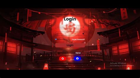 Create A Modern Animated Login Form Using Html And Css Login Page Html