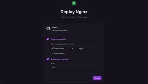 How To Deploy A Static Website With Nginx On Railway