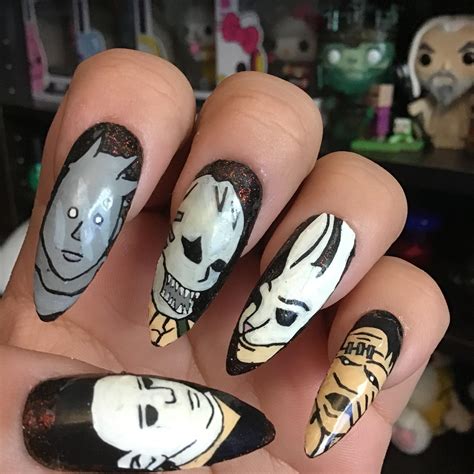 I Did Dead By Daylight Parody Nails And They Turned Out Awesome R