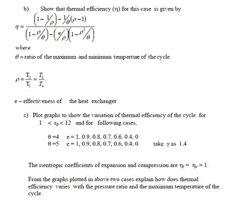 Solved Iii Plot Graphs To Show The Variation Of Thermal