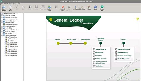 Sage 300 Erp Missing Visual Process Flows