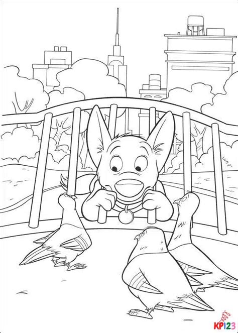 Disney Bolt Tekening
