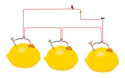 Circuit Design Lemon Battery Project Tinkercad