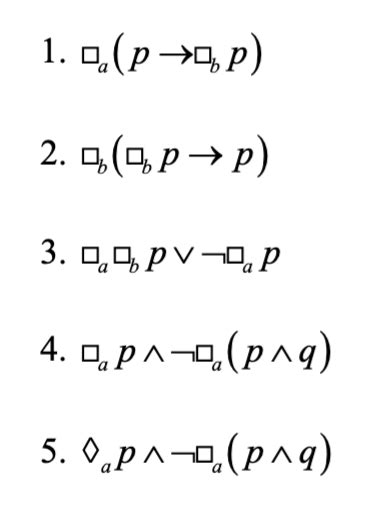 Solved A ﻿translate Each Of The Following Sentences Into