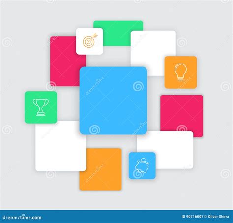 Vector Simple Background Text Box Page Template B Stock Vector Illustration Of Cycle Collage