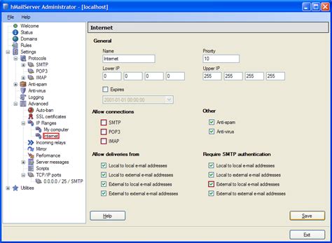 用hMailServer为PHP的mail 函数配置搭建windows平台的SMTP邮件服务器 bt hmailserver php port CSDN博客