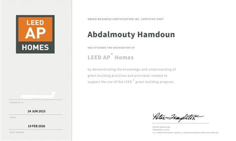 Abdalmouty Hamdoun On Linkedin Further Step In My Journey Of Leed Ap
