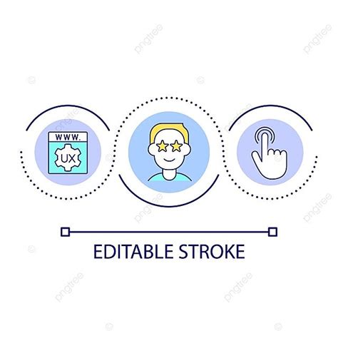 User Experience Design Loop Concept Icon Development Ux Ui Vector Development Ux Ui PNG And