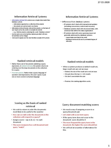 information retrieval systems information retrieval systems pdf