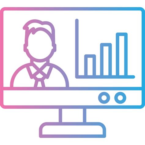 Analyst Generic Gradient Outline Icon