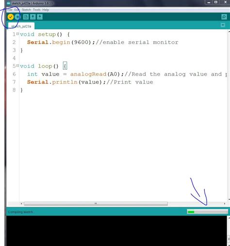 Analog Inputs With Arduino Uno Board Code And Circuit Diagram Sritu Hobby