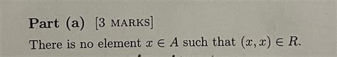 solved suppose that r is a relation on set a where ∣a∣≥2