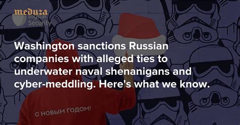 Washington Sanctions Russian Companies With Alleged Ties To Underwater