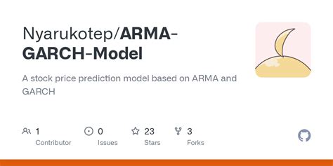 Github Nyarukoteparma Garch Model A Stock Price Prediction Model
