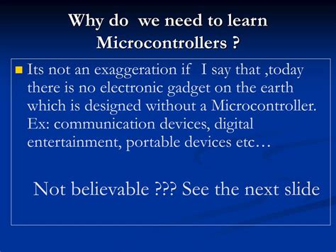 Ppt Microcontroller 8051 Features And Applications Powerpoint