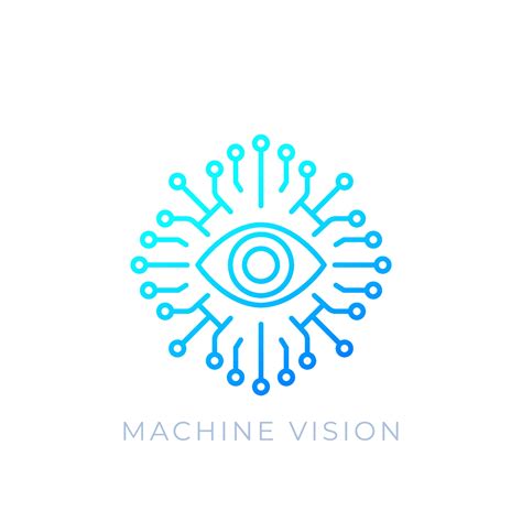 Machine Vision Ai Concept Vector Line Icon 5191482 Vector Art At Vecteezy