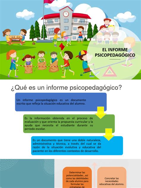 El Informe Psicopedagógico Pdf Evaluación Cognición