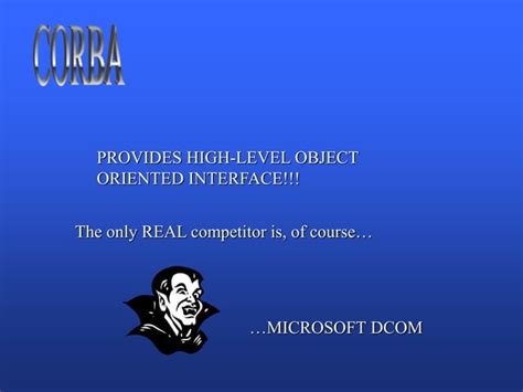 Distributed Systems Corba Remote Connection Ppt Operating Systems