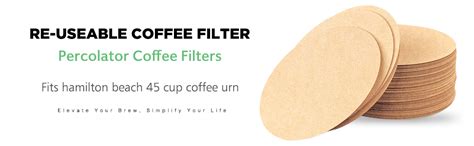 Percolator Coffee Filters 337inch 20 Pcs Disposable