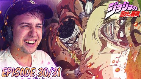 Joseph X Avdol🥵 Jojos Bizarre Adventure Episode 30 31 Reaction Review Stardust Crusaders