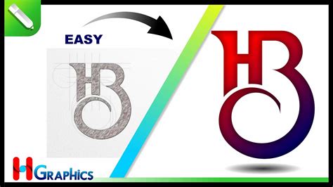CorelDraw Logo Design Tutorial How To Make A H B Logo Design In CorelDraw YouTube