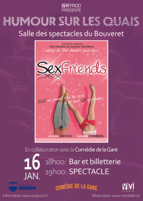 Viviprod Présente Humour Sur Les Quais Sexfriends · Monbilletch