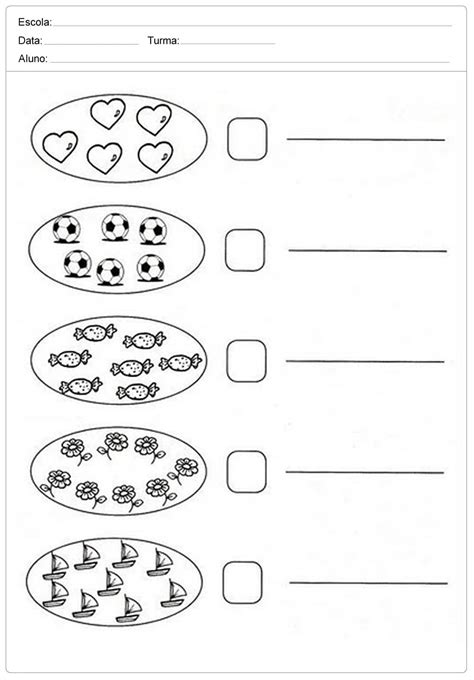 Atividade De Matemática 1º Ano Números E Quantidades