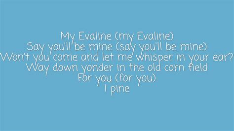 My Evaline Weezer Lyrics Youtube