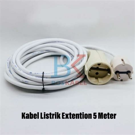 Promo Kabel Listrik Tambahan Extension Meter Hitam Diskon Di Seller Laris Jaya