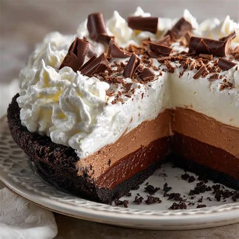 Mississippi Mud Pie Decadent Chocolate Lovers Dessert Recipe