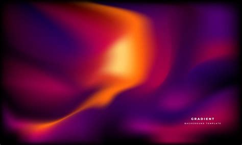 Premium Vector Colorful Fluid Gradient Mesh Background Template Copy Space Dynamic Colour Flow