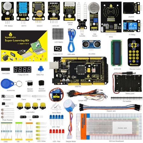 Купить товар Keyestudio Супер Starter Kit обучения комплект для Arduino проект с Mega R
