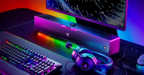 Razer의 새로운 사운드바에는 시야를 확보할 수 있는 카메라가 있습니다 El Output