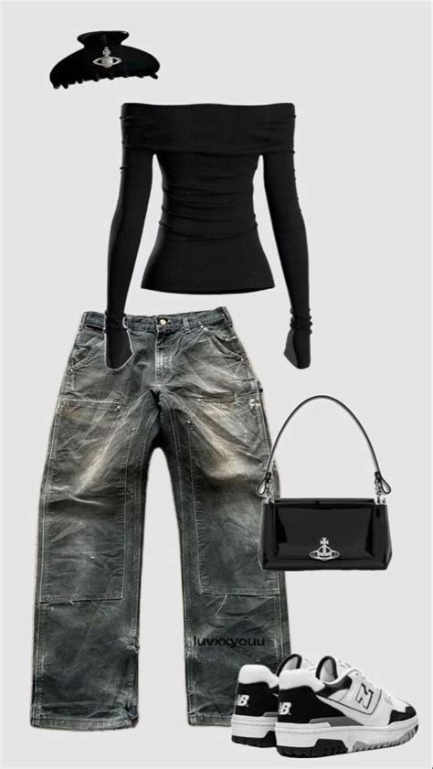 Yk2 Outfit Ideas Y2k Grunge Streetwear Outfits Outfit Ideas Winter