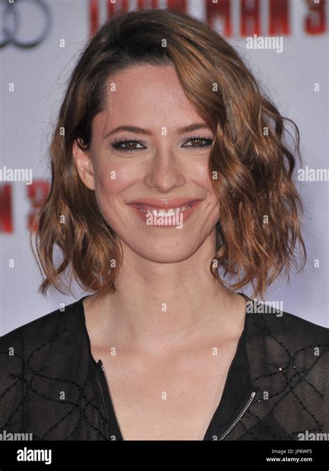Rebecca Hall At The World Premiere Of Iron Man 3 Held At The El