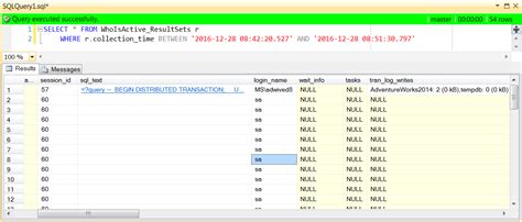 Log All Activities Using Sp Whoisactive