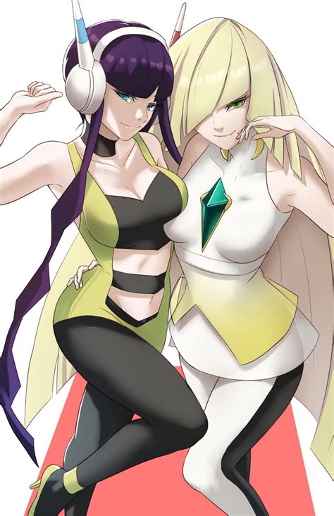 Lusamine And Elesa Pokemon And 3 More Drawn By Pomelomelon Danbooru