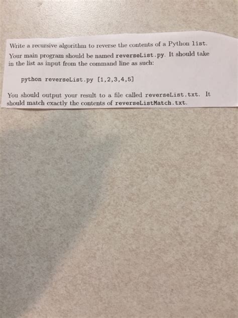 Solved Write A Recursive Algorithm To Reverse The Contents