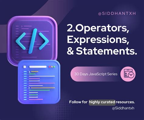 Siddhant On Twitter Welcome To Day 2 Of Javascript In 30 Today We