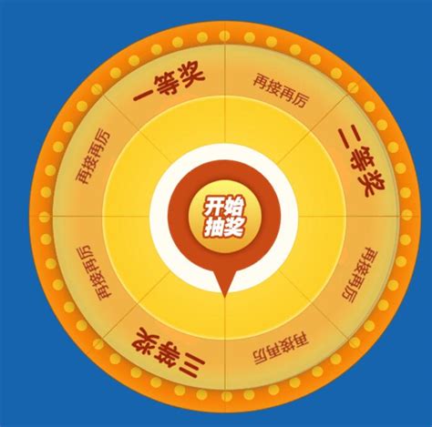 Html5网页圆形转盘抽奖jquery插件特效代码 100素材网