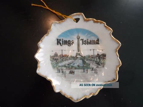 Vintage 1970 S Kings Island Mini Wall Plate Souvenir Ohio Amusement