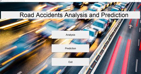 road accidents analysis and prediction download scientific diagram