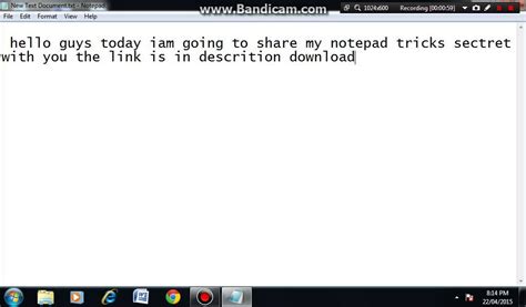 Awesome Notepad Tricks Youtube